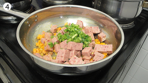 Fried Samp (with Egg and Corned Meat) - ZimboKitchen