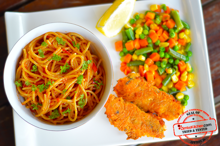 (sponsored) Star Pasta served with Baked Pilchards - ZimboKitchen